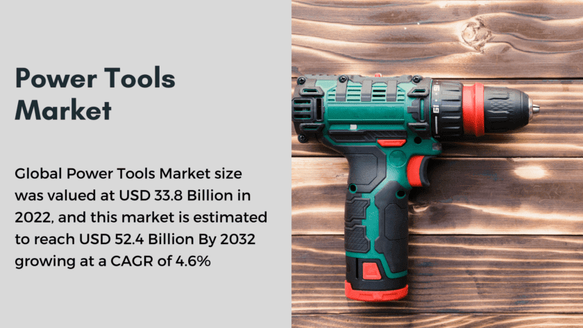 Power Tools Market Set to Reach USD 52.4 Billion by 2032